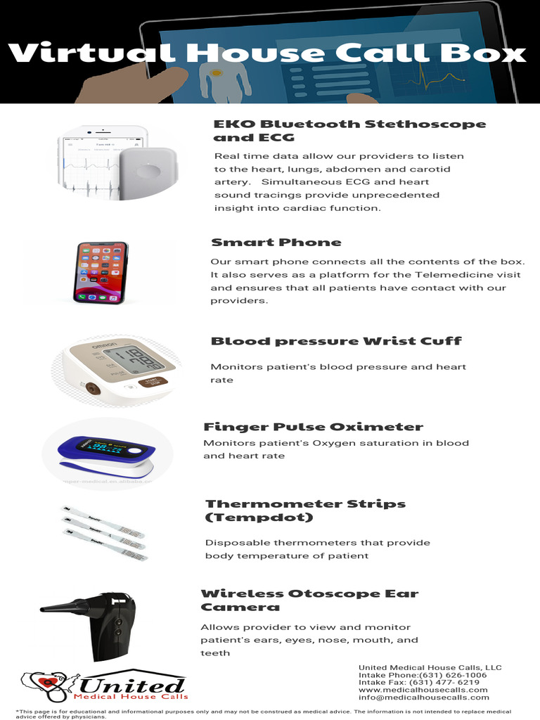 Virtual Housecall Info Sheet | PDF | Heart | Angiology