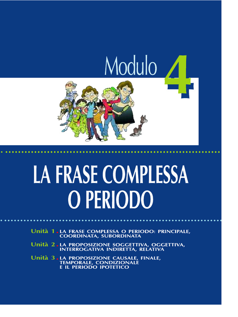 La Frase Complessa o Periodo PDF | PDF