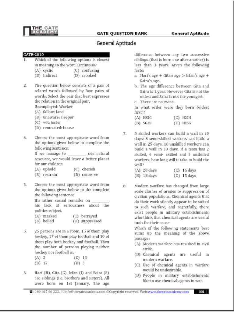 Gate GA | PDF