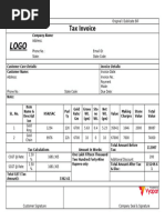 Jewellery Bill Format Template | PDF