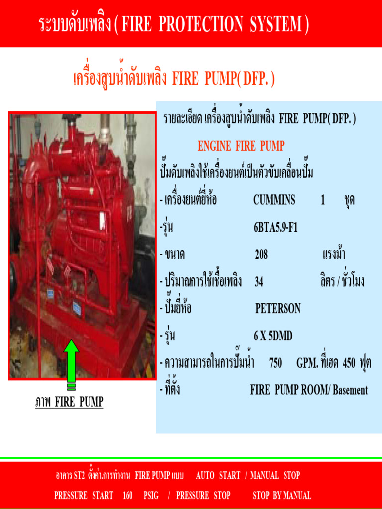ระบบ Fire Pump | PDF