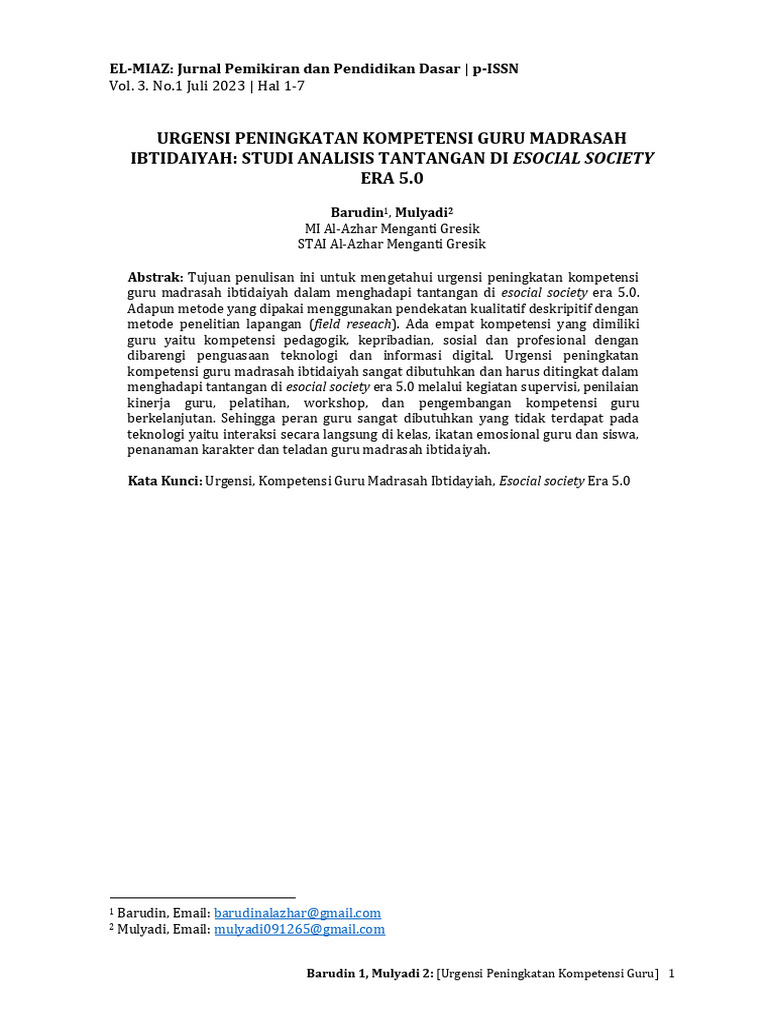 107-Article Text | PDF | Karier & Perkembangan