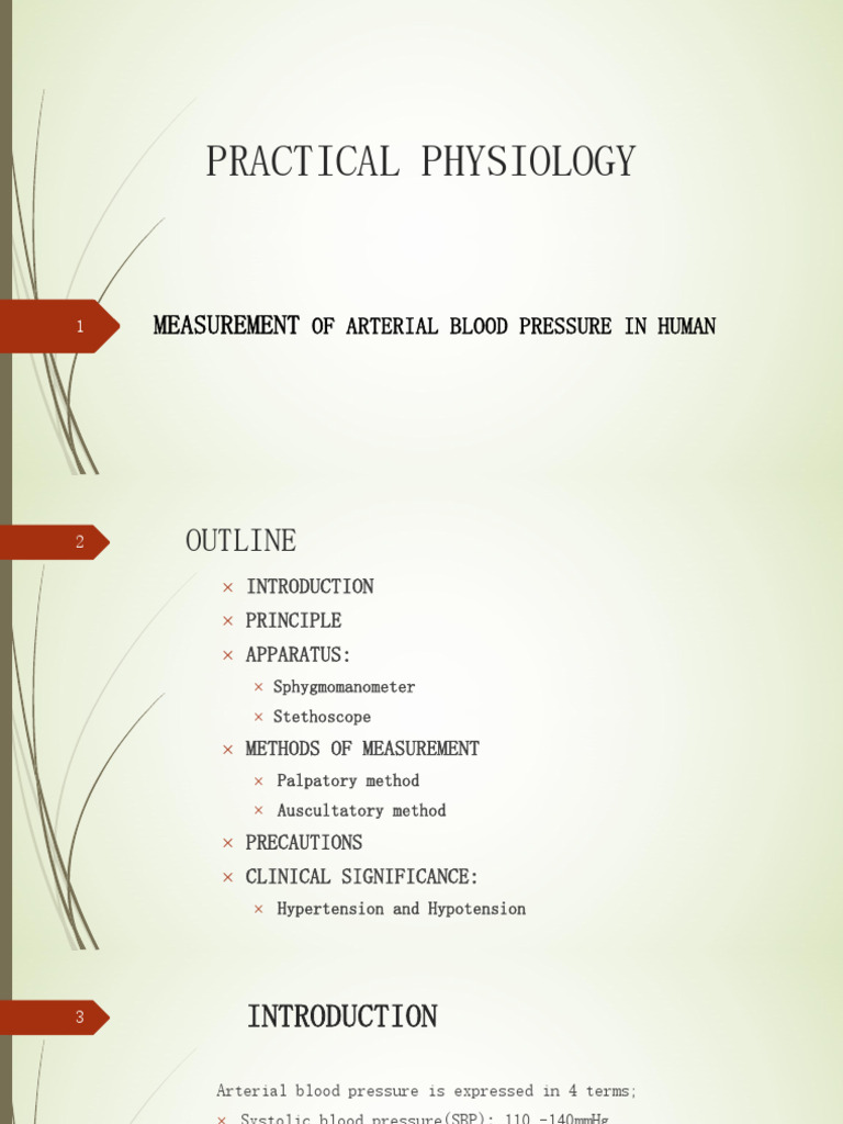 Abp-Practical Physiology. | PDF | Blood Pressure | Physiology