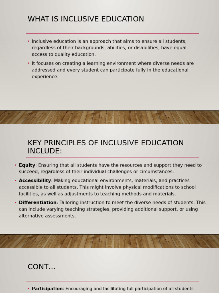 What Is Inclusive Education | PDF | Career & Growth | Social Science