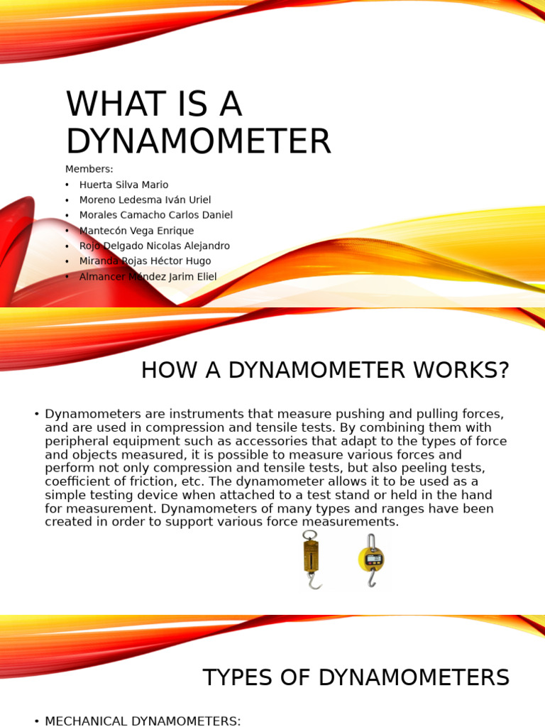 What Is A Dynamometer | PDF | Mechanical Engineering | Mechanics