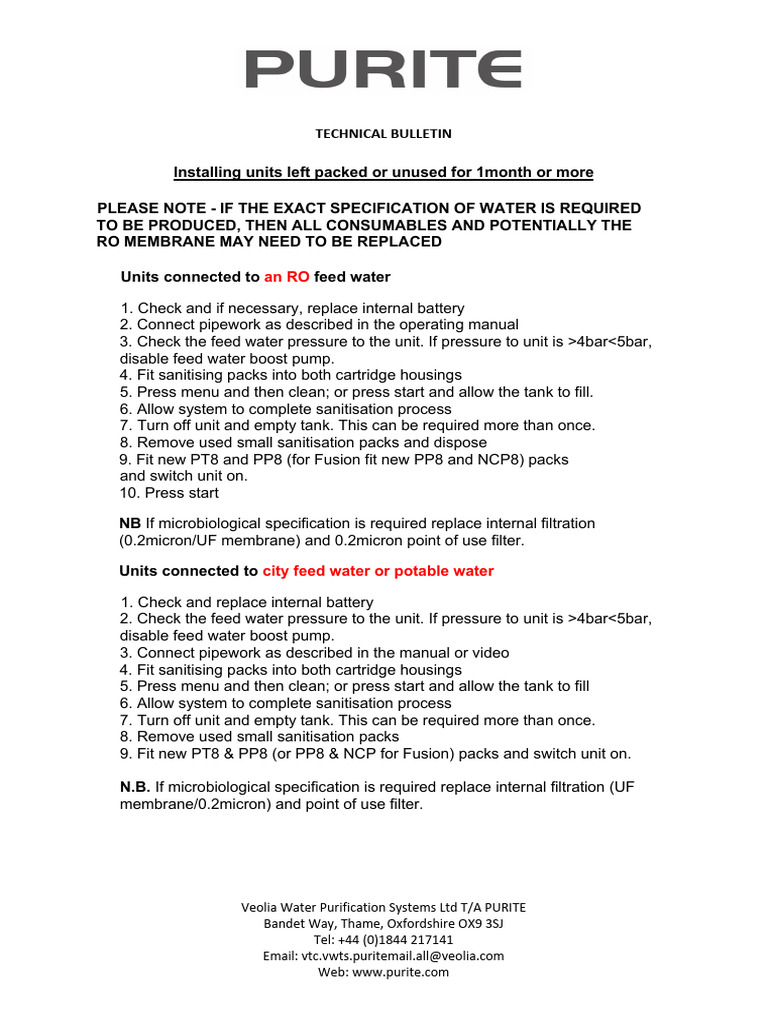 Hydropure System Installation Guide | PDF