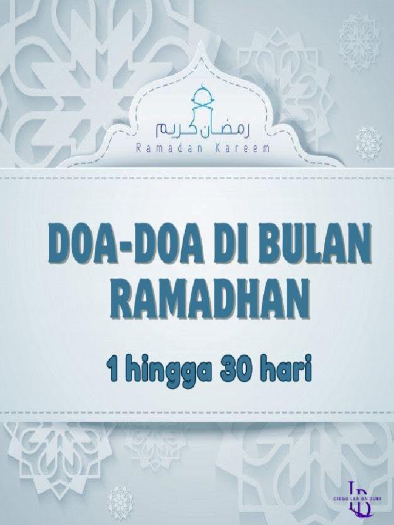 Doa Bulan Ramadhan 30 Hari PDF | PDF