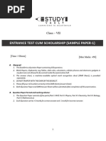 CGP 11+ Verbal Reasoning Sample Test | PDF | Standardized Tests | Tests
