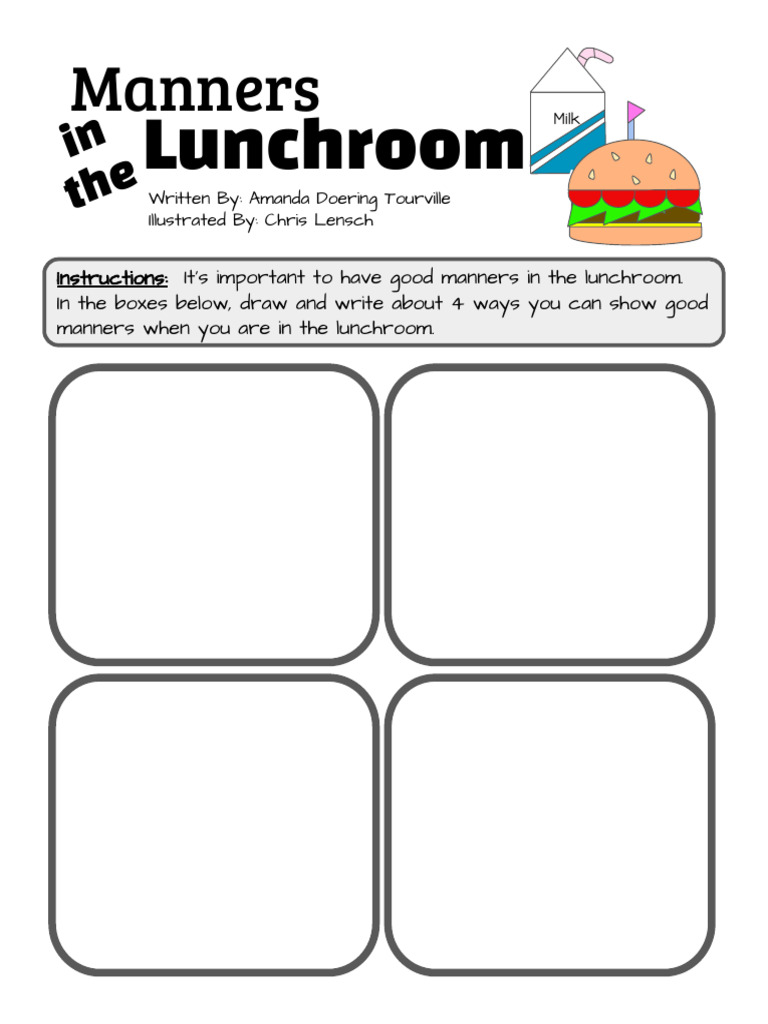 Lunchroom Manners Guide | PDF