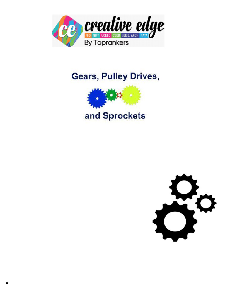 Gears and Pulleys: Mechanical Systems Guide | PDF | Gear | Belt ...