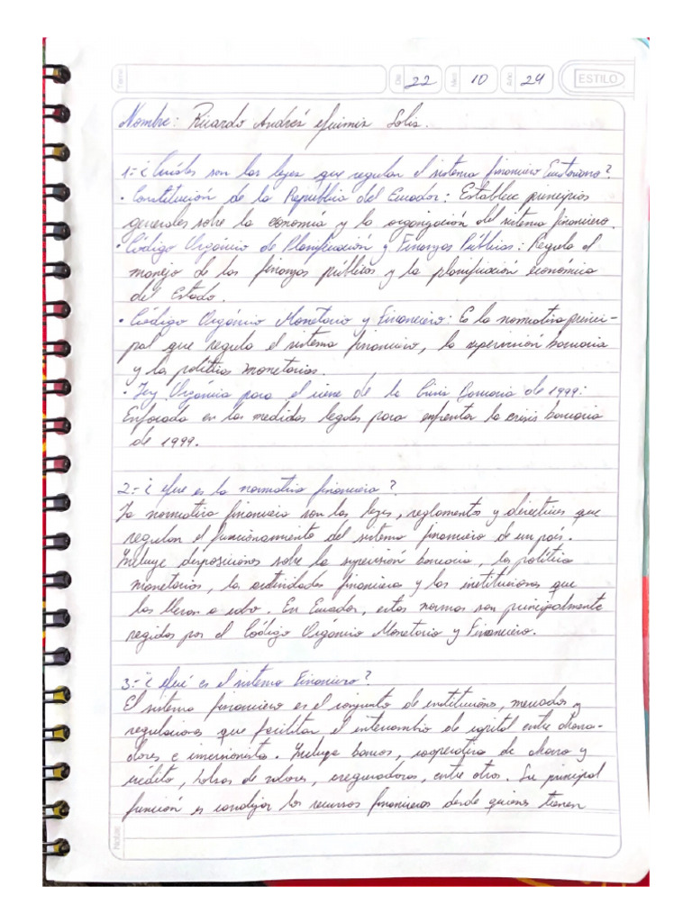 Legislación Ricardo Quimis | PDF