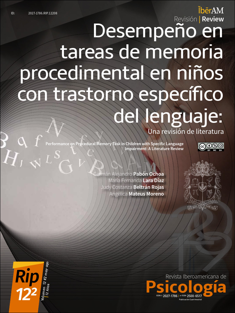 Desempeño en Tareas de Memoria Procedimental en Niños Con TEL | PDF ...