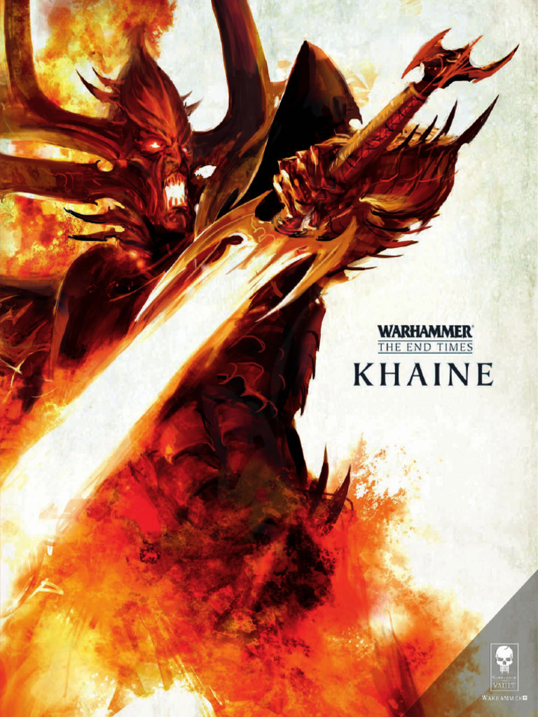 Warhammer The End Times - Khaine The Lore | PDF | Poetry