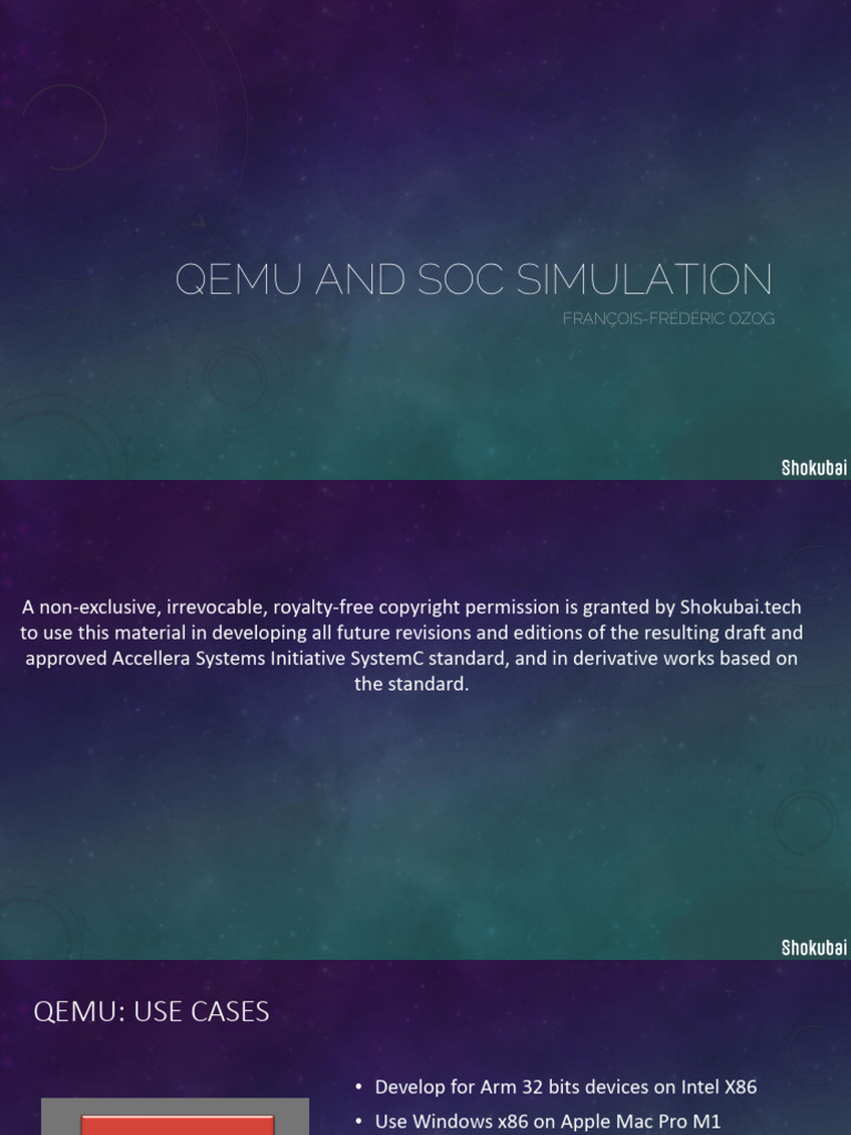 Qemu For SCDay | PDF | Multi Core Processor | Operating System Technology