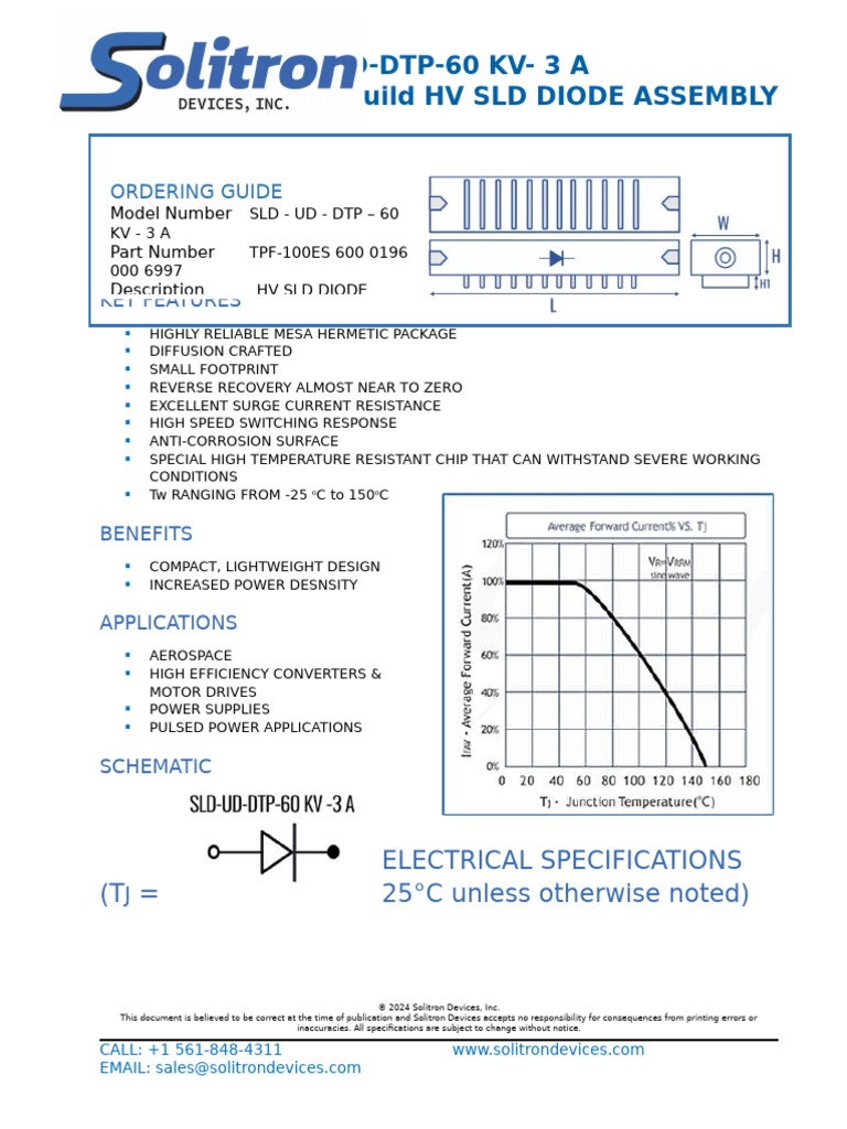 60 KV 3A Orignal Datasheet | PDF | Diode | Computer Engineering