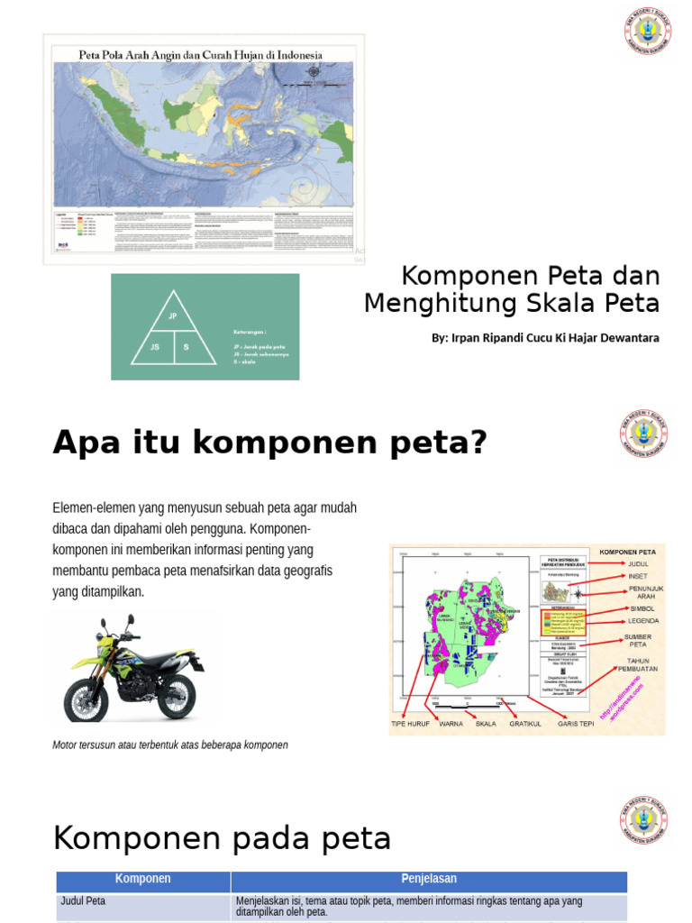 Komponen Peta Dan Menghitung Skala | PDF