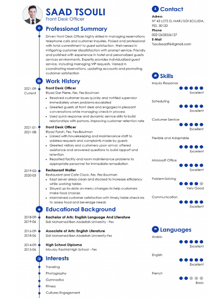 Saad Tsouli CV en | PDF