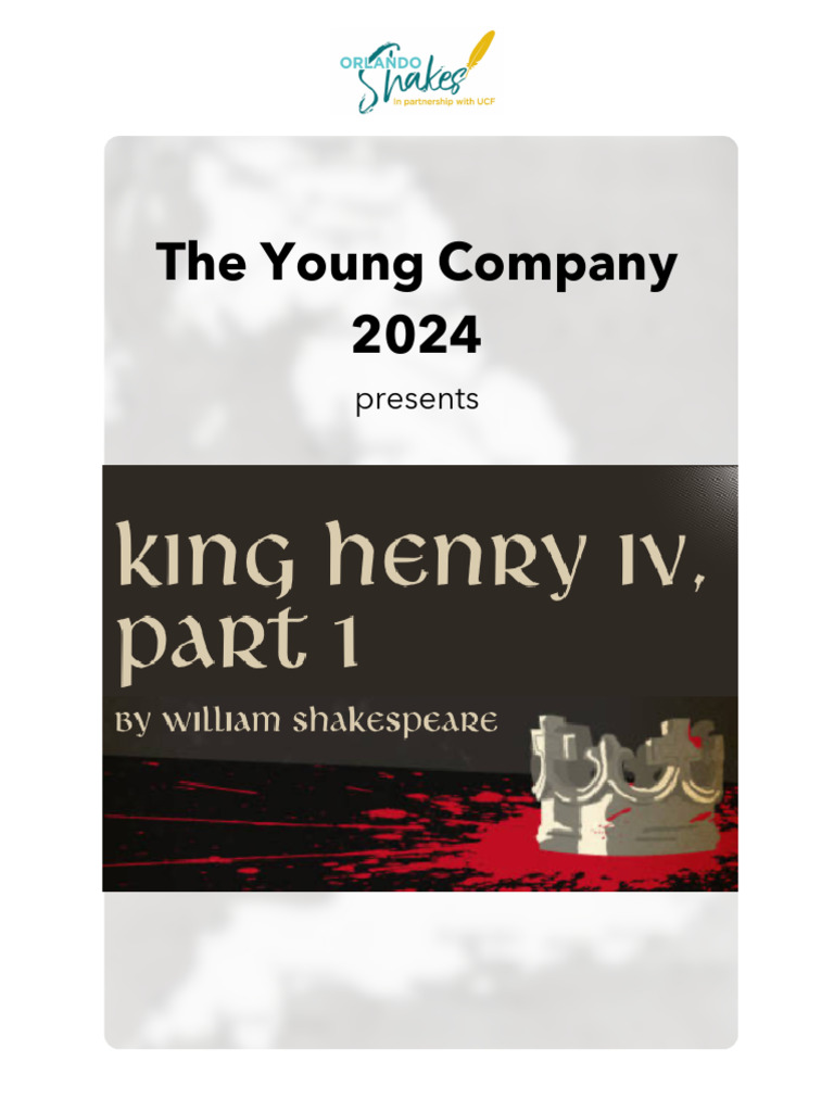 Henry IV.1 Script - Final | PDF | History