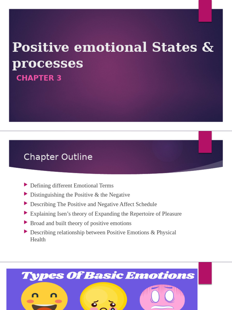 Chapter 3 Positive Emotions | PDF | Emotions | Affect (Psychology)