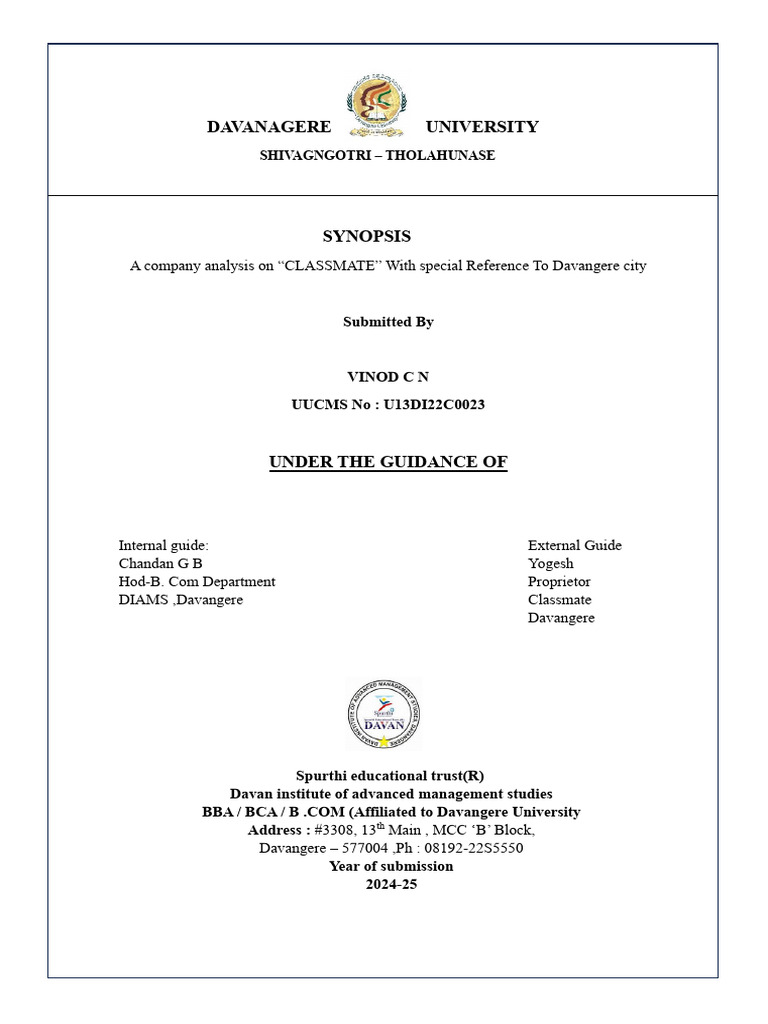 Vinod Front Page | PDF