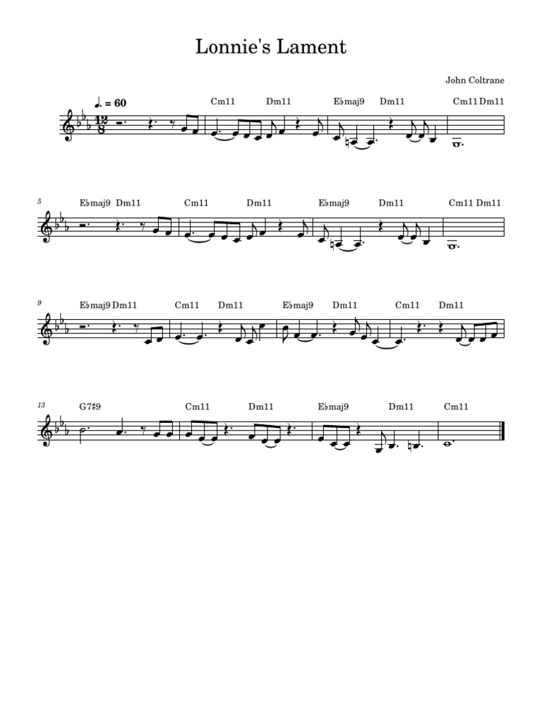 Lonnie's Lament | PDF