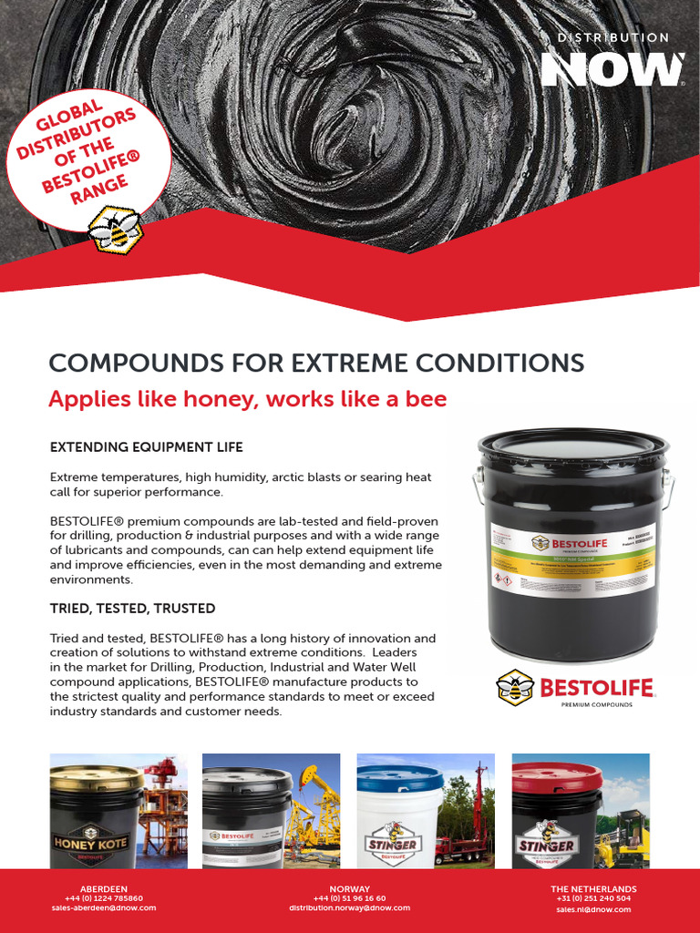 BESTOLIFE Premium Compounds For Extreme Conditions Flyer | PDF ...