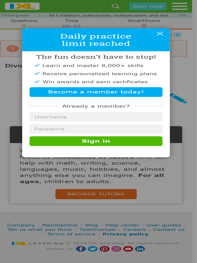 IXL Addition, Subtraction, Multiplication, and | PDF