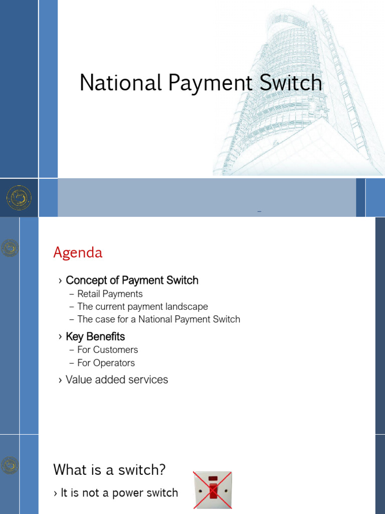 National Payment Switch Overview | PDF | Payments | Banks