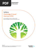 Cambridge O Level Syllabuses 2025 | PDF