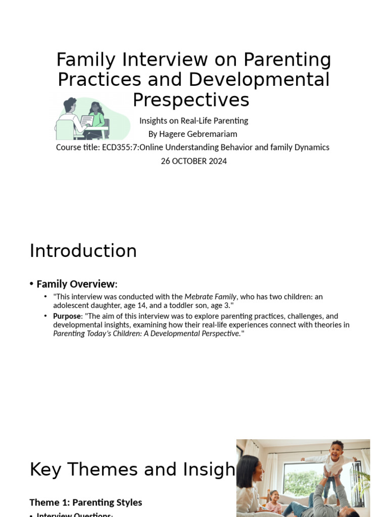 Hagere Gebremariam Final Paper | PDF | Parenting | Disciplines