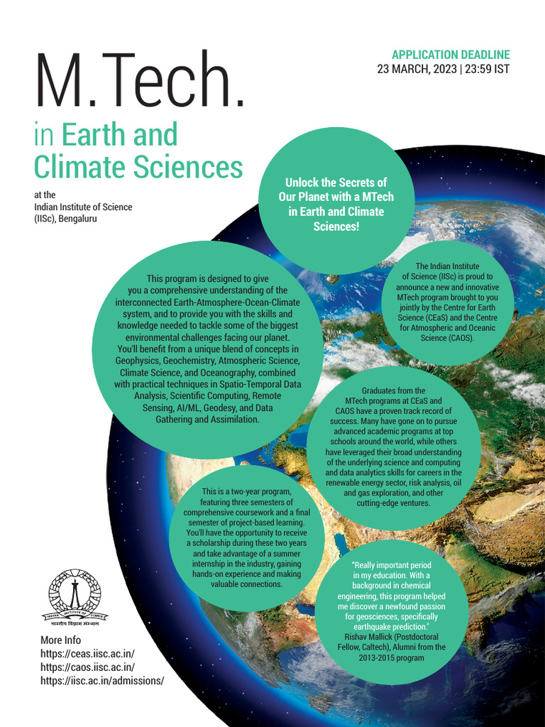 MTech_Poster | PDF | Science | Natural Sciences