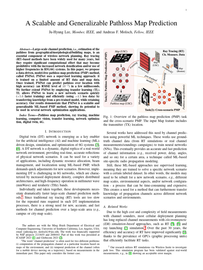 A Scalable and Generalizable Pathloss Map Prediction | PDF | Machine Learning | Simulation