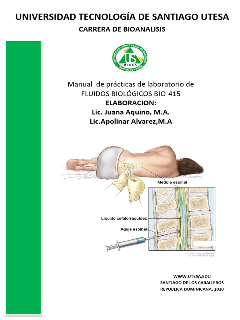 Manual de Prácticas Bio-415 | PDF | Sangre | Especialidades Medicas