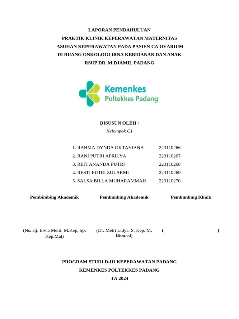 LP Ca Ovarium Kel Ci | PDF