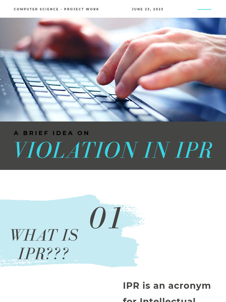 Violation in IPR - Compressed | PDF | Intellectual Property | Copyright ...