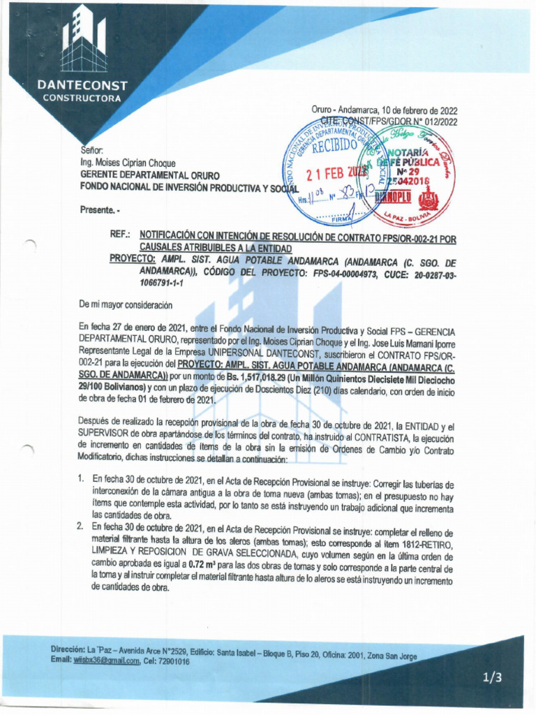 Intencion Resolucion Danteconst Al Fps | PDF