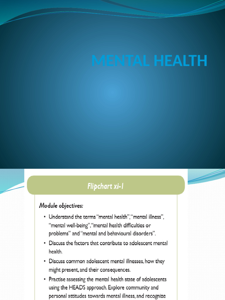 Mental Health | PDF