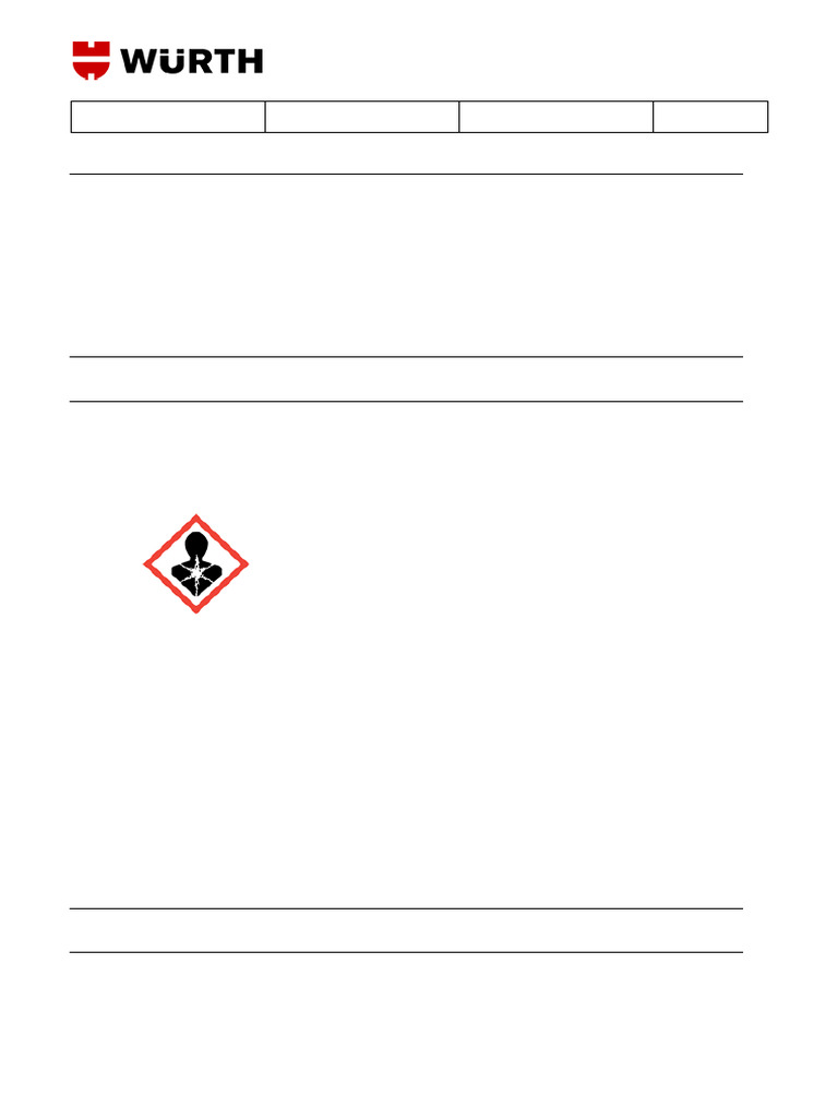 FDS - Ultra Max Cleaner Wurth | PDF | Embalagem e rotulagem | Incêndios