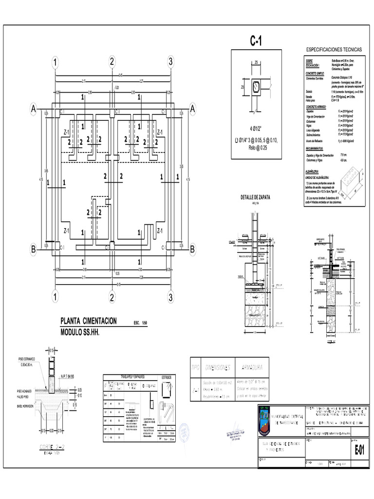 Cimentacion S.H - A2 | PDF