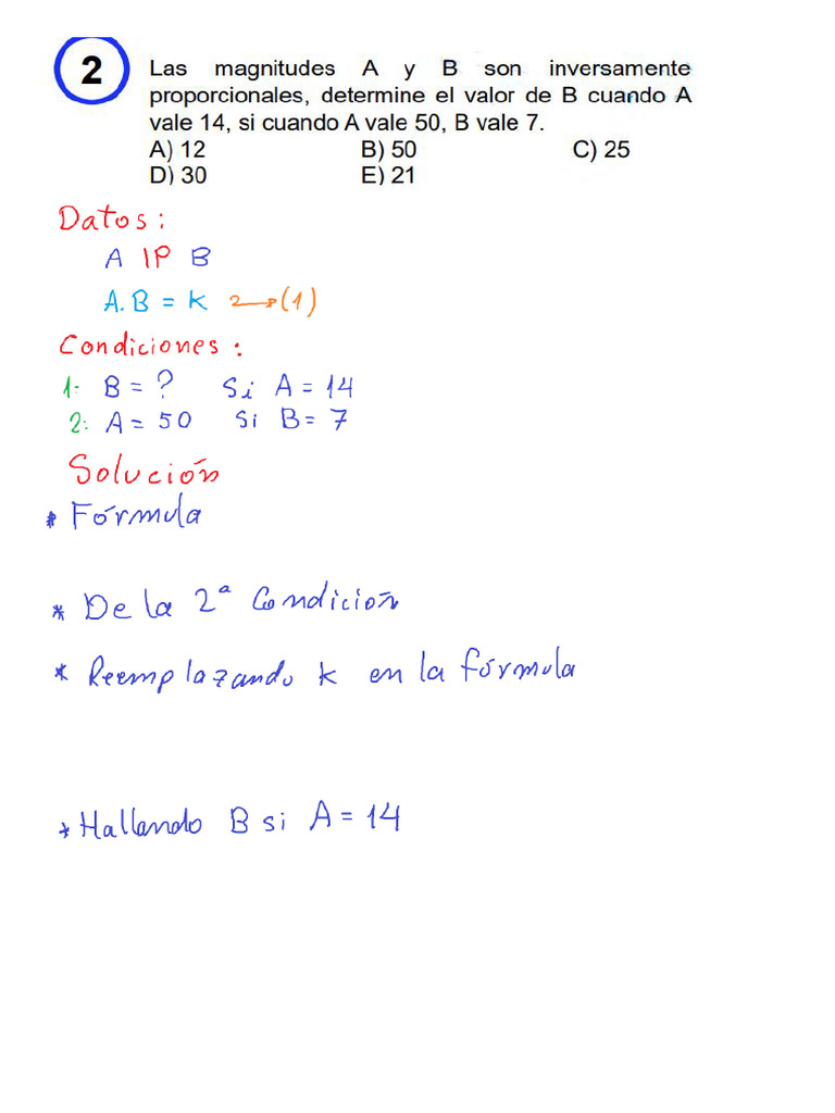 Ejercicios Nat U-07 | PDF