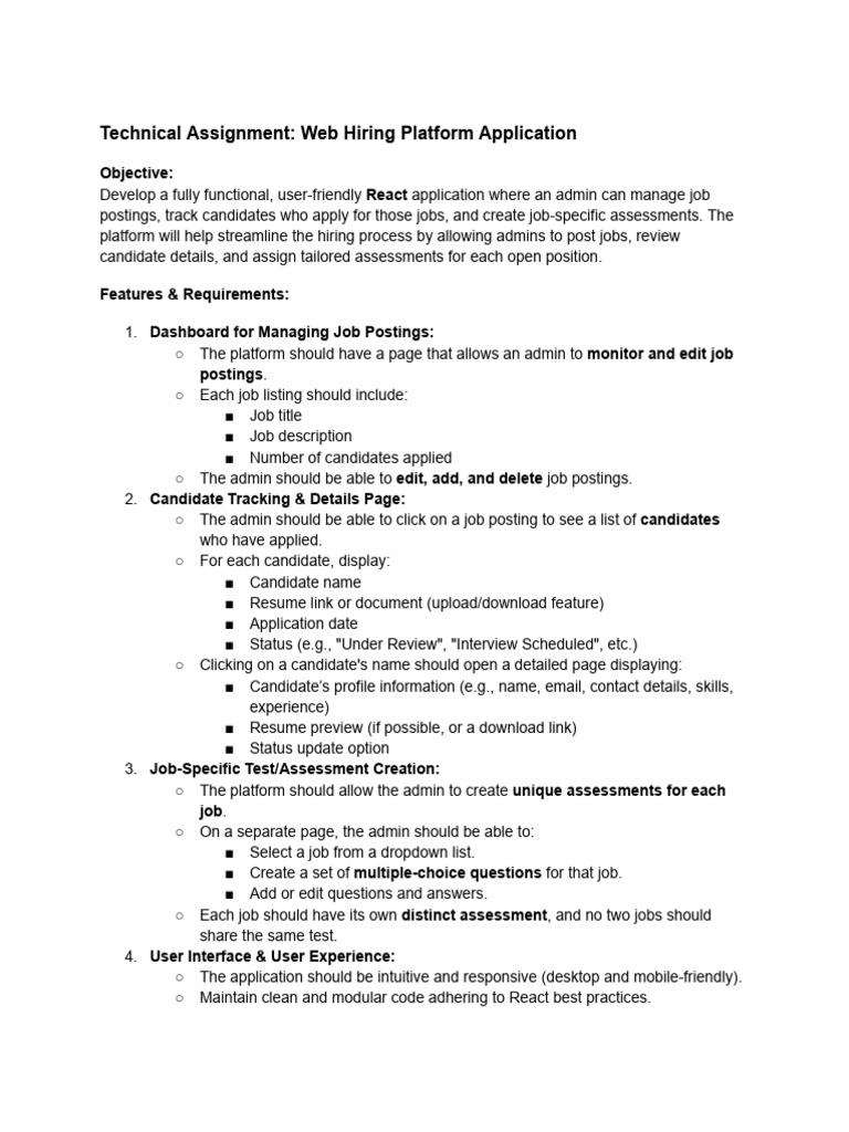 Job Assignment Management Platform | PDF | Library (Computing) | User ...