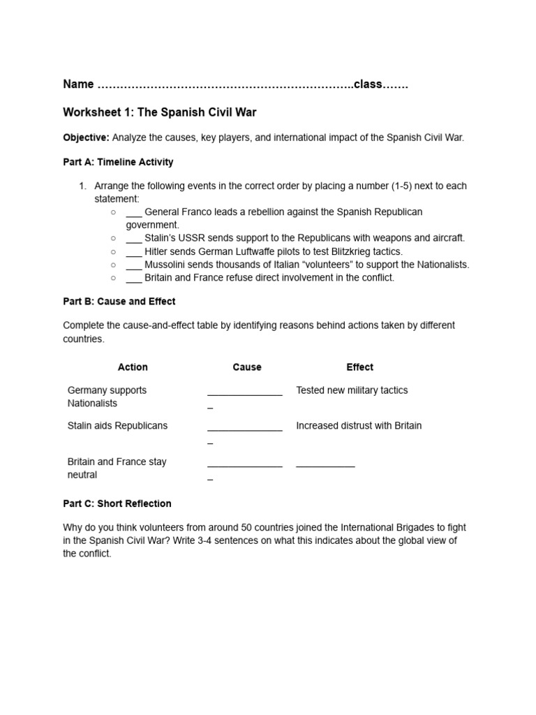 Spanish War | PDF | Axis Powers | Spanish Civil War