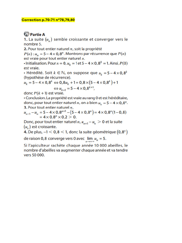 Correction Exo 78-79-80 | PDF