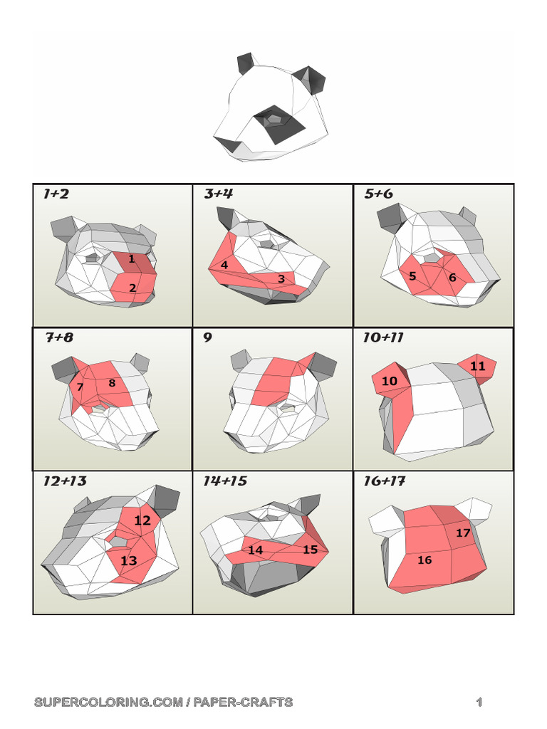 Supercoloring Paper Crafts Guide | PDF