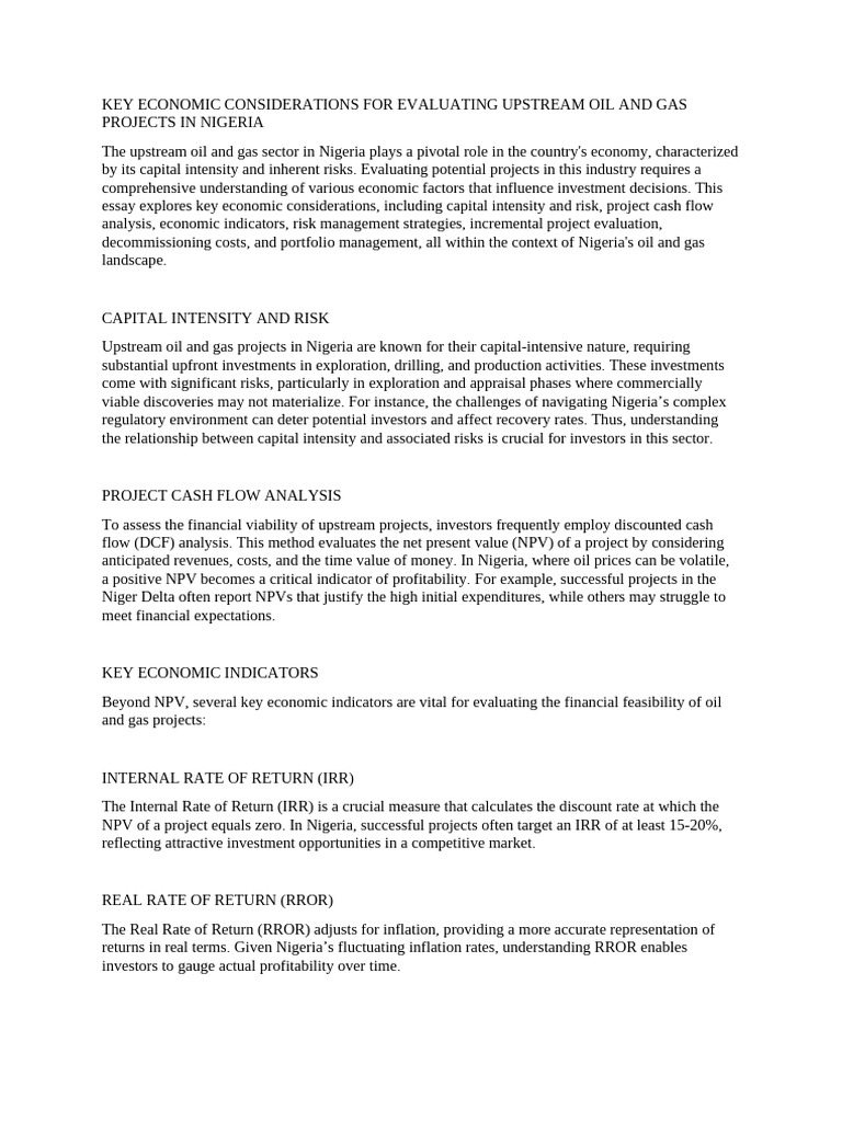 Decommissioning Costs | PDF | Net Present Value | Internal Rate Of Return