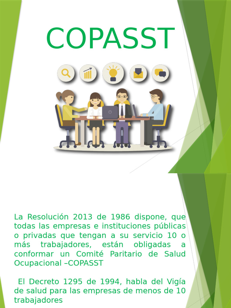 Conformación y Funciones del COPASST | PDF