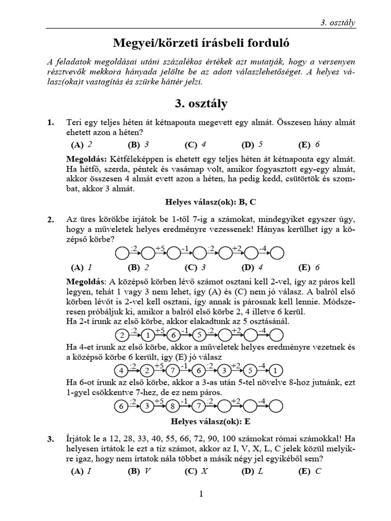 Megyei Megoldasok | PDF