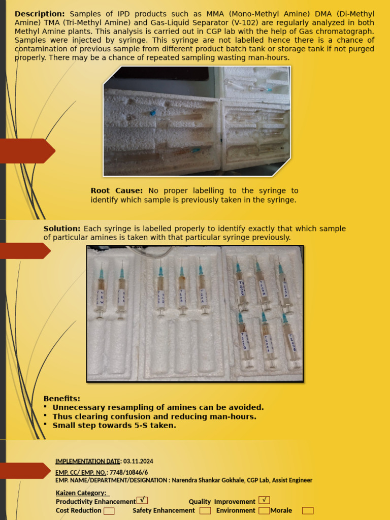 Labelling To Cyringe | PDF