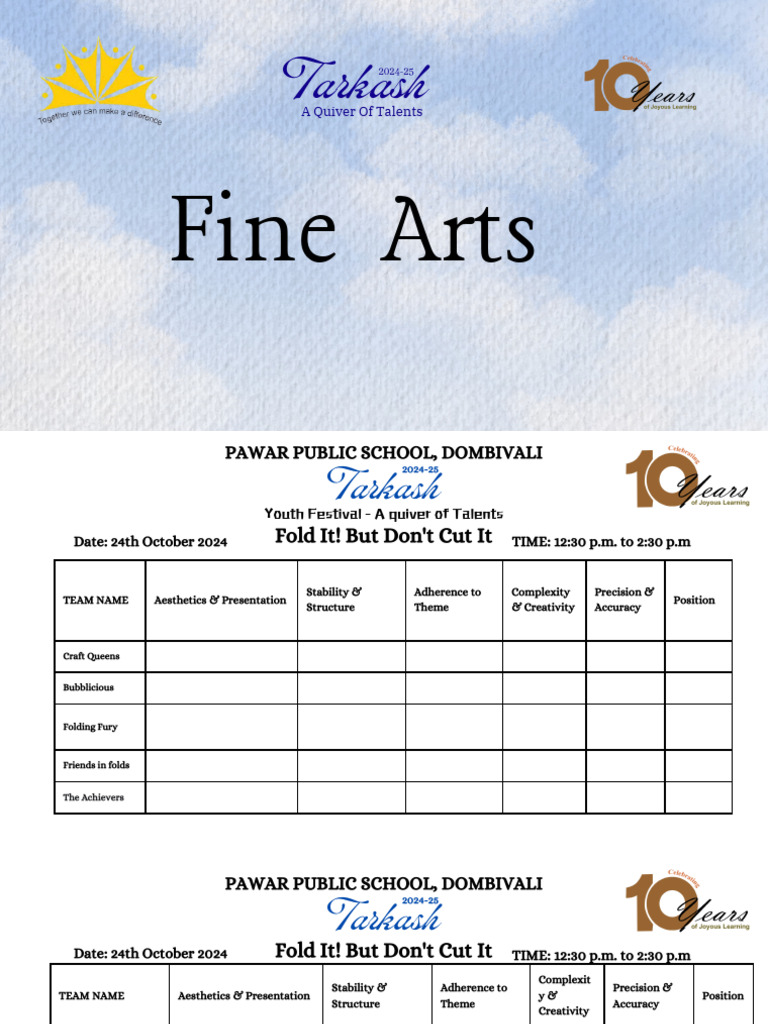 Fine Arts (Judging Criteria) | PDF | Liberal Arts Education | Aesthetics